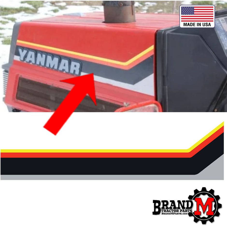 Yanmar Tractor Decals – Brand M Parts